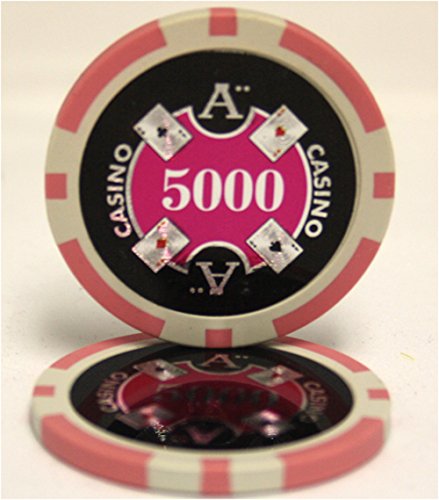 MRC 1000 pcs Ace Casino Poker Chips Set with Aluminum Case Custom Build