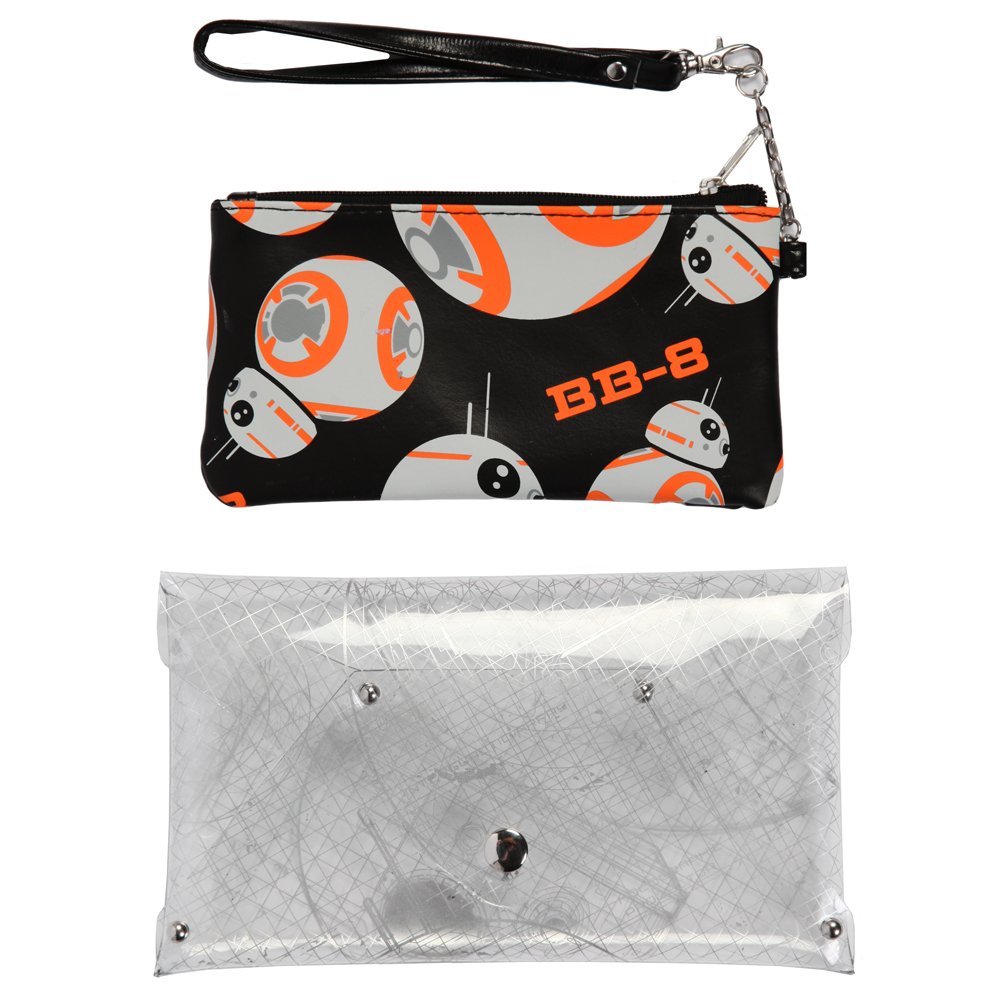 Star Wars 7 BB8 Clear Envelope with Wristlet