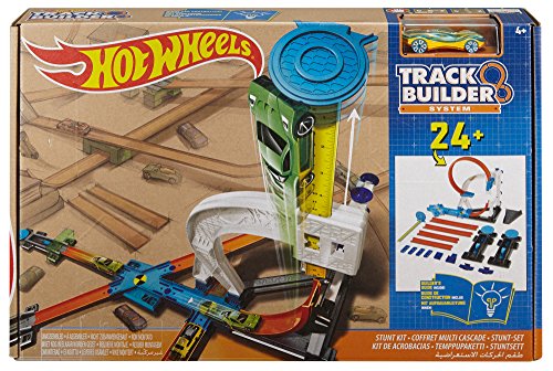 Hot Wheels DLF28 Track Builder System Stunt Kit Playset [Amazon Exclusive]