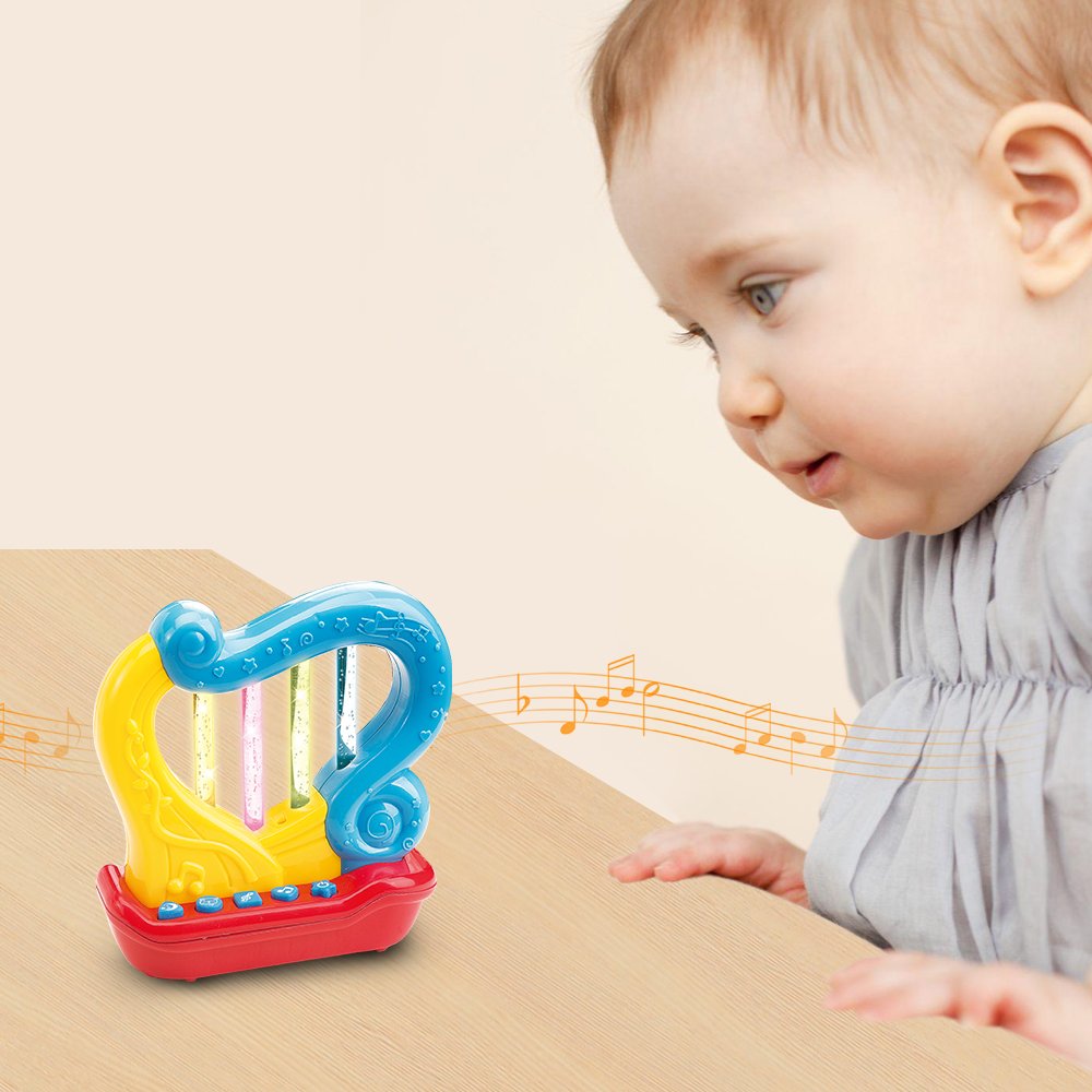 Portable First Harp Musical Instrument - Educational Toy for Children Learning and Entertainment