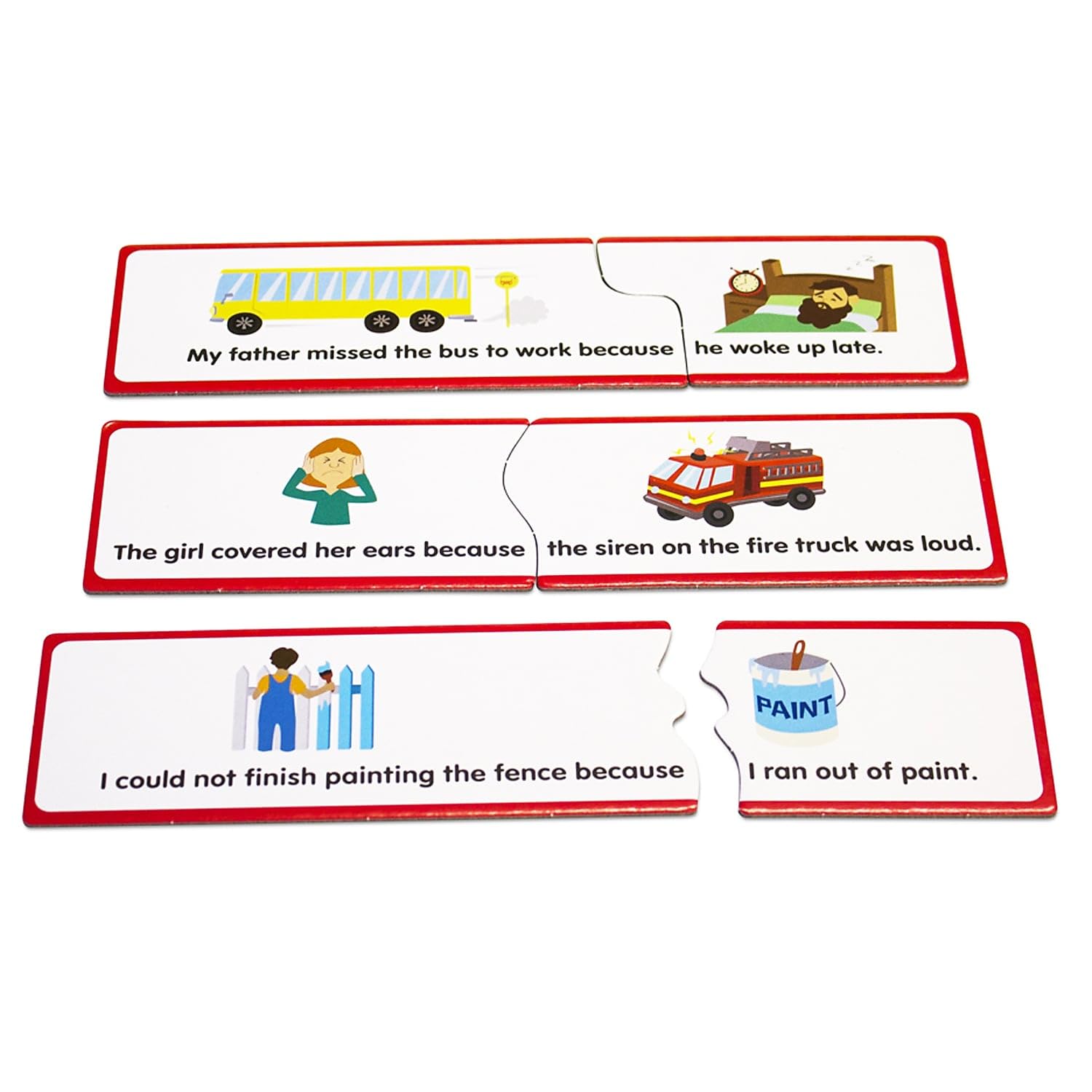 Junior Learning 6 Comprehension Games, Multi, (Model: JL406), 10.25 H x 2.5 L x 7.75 W