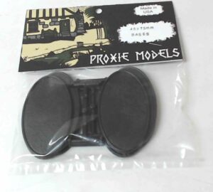 proxie models 45 x 75mm oval figure bases