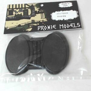 Proxie Models 45 X 75mm Oval Figure Bases