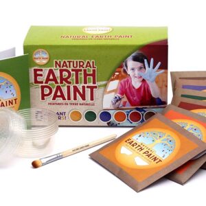 The Natural Earth Paint Kit | Non- Toxic | Made for Kids | Vegan | 6 Bright Colors | All Ages