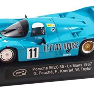 Slot.It Porsche 962C 85 Le Mans 1987#11 Performance Slot Car (1:32 Scale), One Size, Bright Blue