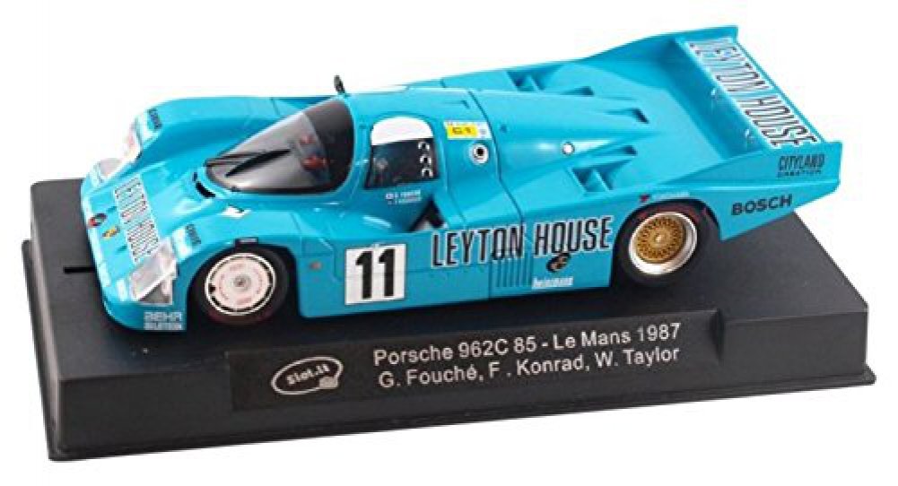 Slot.It Porsche 962C 85 Le Mans 1987#11 Performance Slot Car (1:32 Scale), One Size, Bright Blue