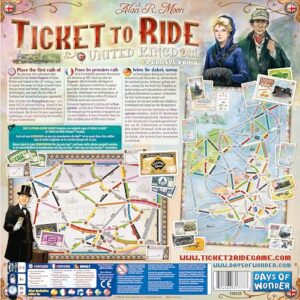 Ticket to Ride United Kingdom + Pennsylvania Board Game EXPANSION - Strategy Game, Family Game for Kids & Adults, Ages 8+, 2-5 Players, 30-60 Minute Playtime, Made by Days of Wonder