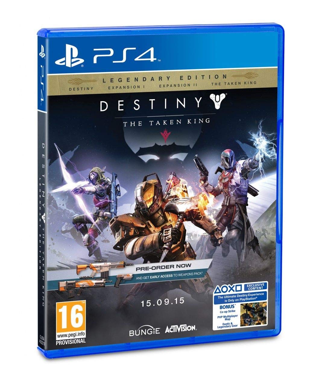 Activision Destiny: The Taken King Legendary Edition, PS4 - video games (PS4, PlayStation 4, FPS (First Person Shooter), Bungie, T (Teen), ENG, Activision)