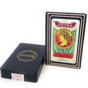 spanish playing cards, barajas espanolas, red color, color rojo faisan