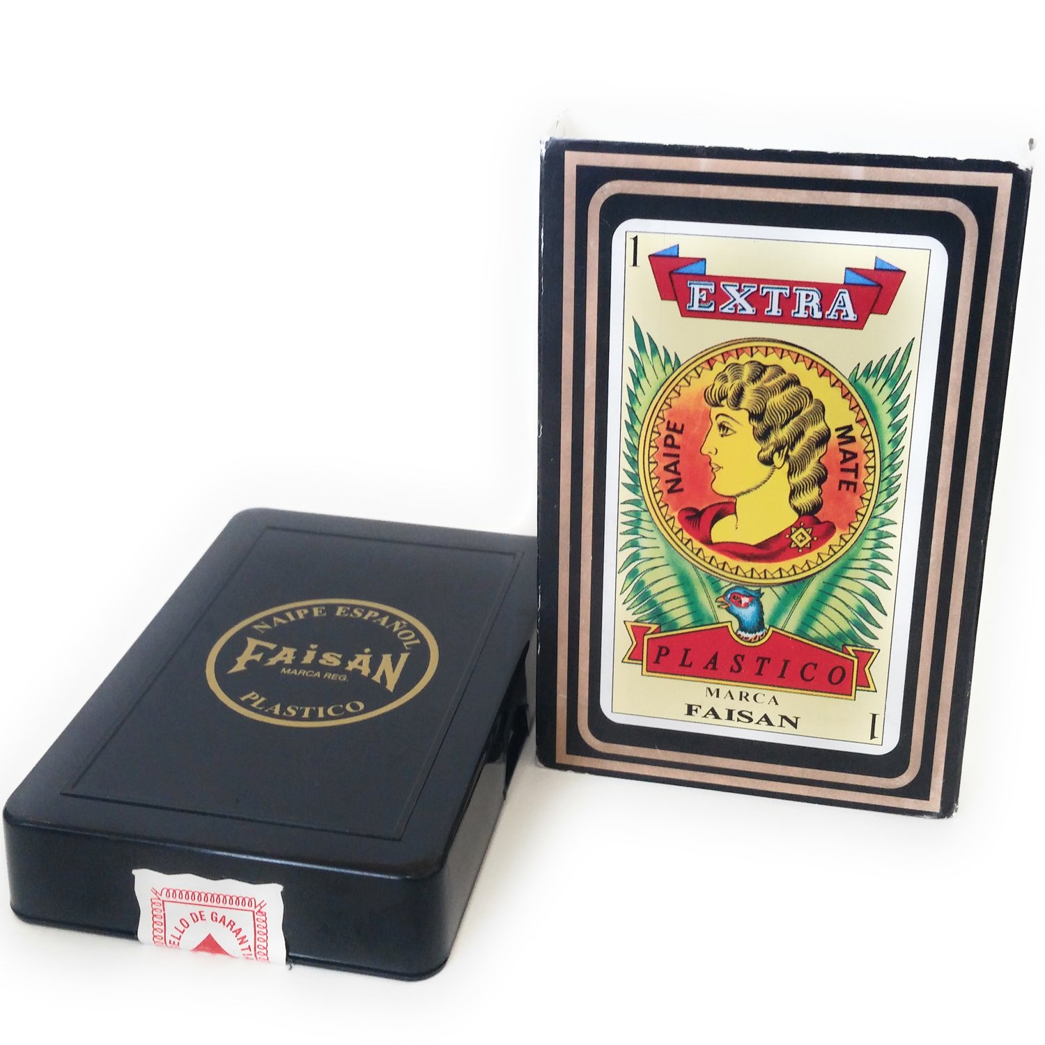 Spanish Playing Cards, Barajas Espanolas, Red Color, Color rojo Faisan