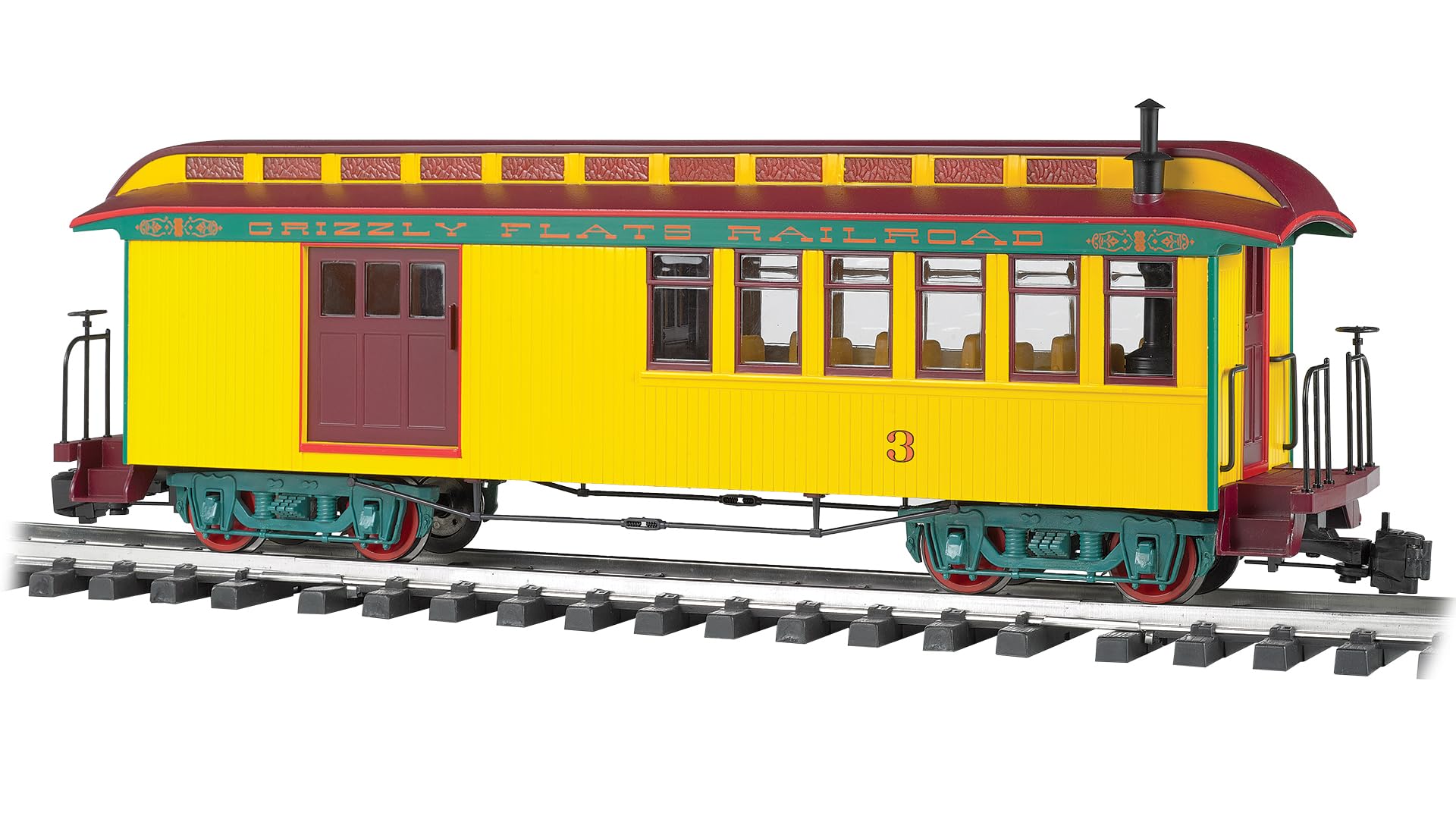 Train Passenger Car Jackson Sharp Passenger Car Combine Grizzly Flats Large Scale