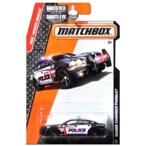 matchbox 2015 release black dodge charger pursuit metro police st. ursula county 64/120