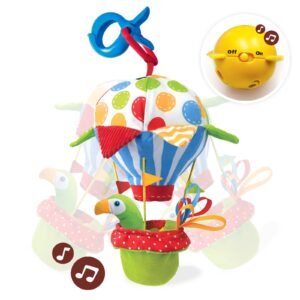 Yookidoo Stroller Activity Toy - Musical Early Development Toy - Motion Activated Sound Effects with Clip On Attachment