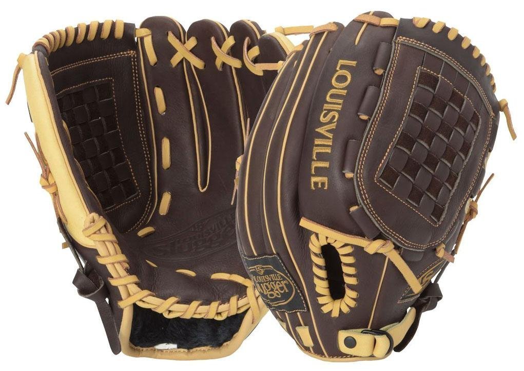 Louisville Slugger Omaha Select Mitt, Right, Brown, 12"