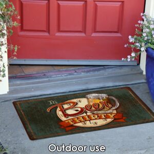 Toland Home Garden 800208 It's Beer Thirty Man Cave Door Mat 18x30 Inch Drink Outdoor Doormat for Entryway Indoor Entrance