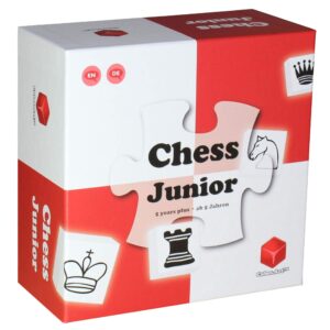 chess junior - chess set for kids - nominated for the toy of the year awards 2020, red