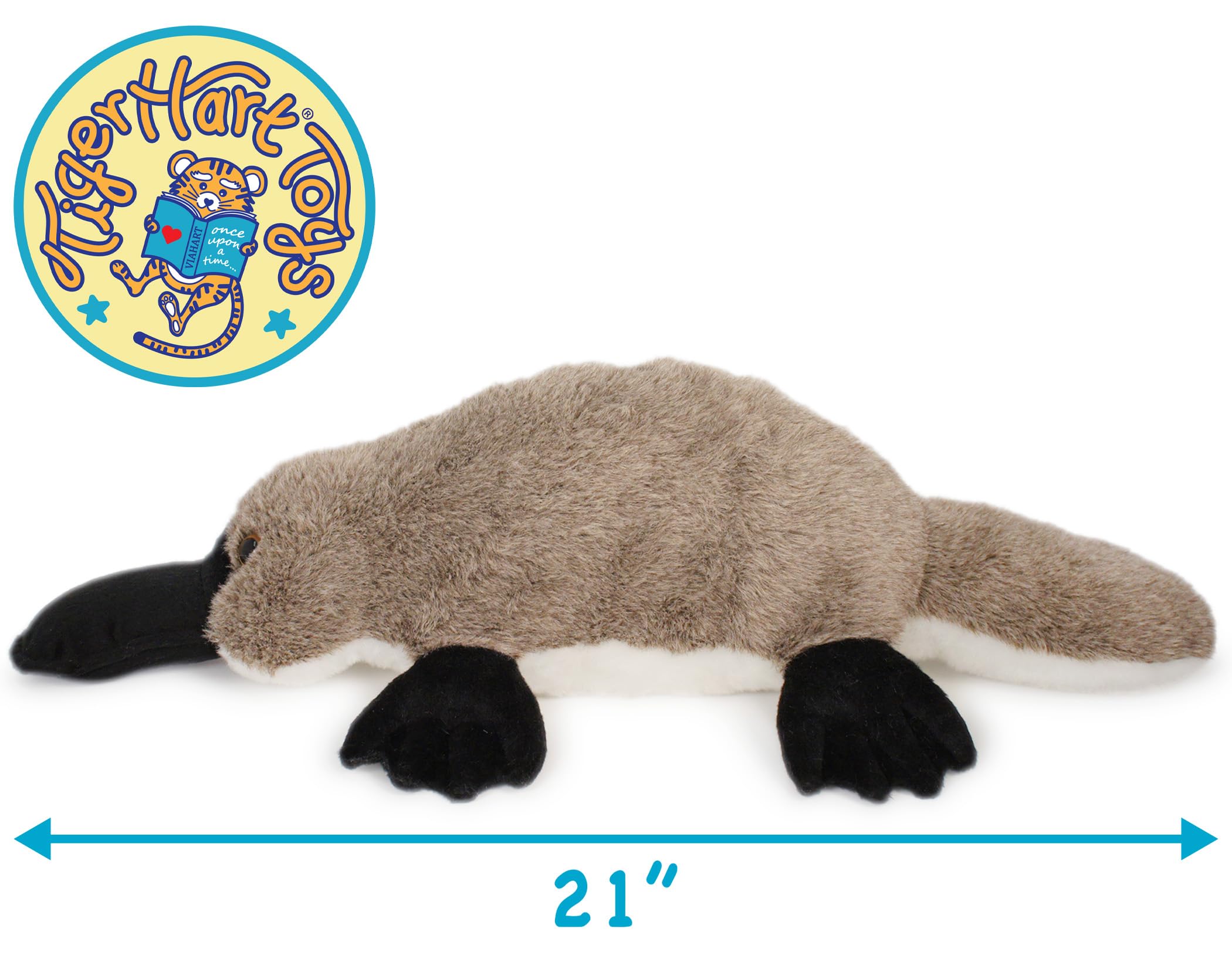 TigerHart Prudence The Platypus - 21 Inch Stuffed Animal Plush