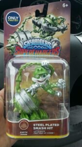 skylanders superchargers character pack (steel plated smash hit)