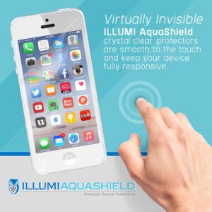 ILLUMI AquaShield Front + Back Protector Compatible with Nintendo 3DS (2015,Standard Version)(2-Pack) HD Clear Screen Protector No-Bubble TPU Film