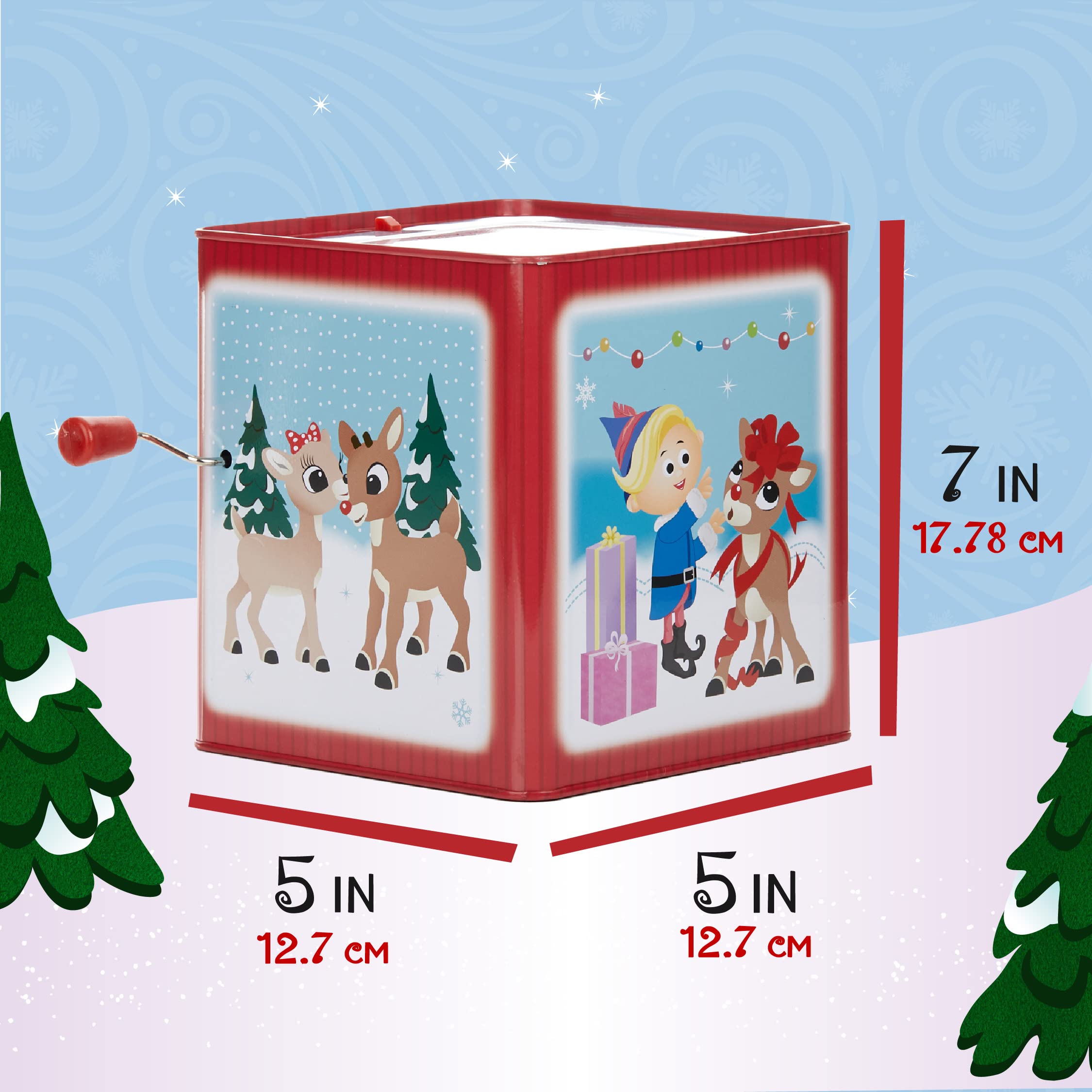 Rudolph the Red-Nosed Reindeer Jack-In-The-Box