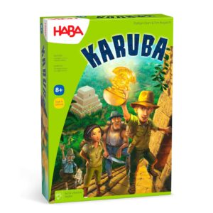 haba karuba - jungle adventure tile placement family puzzle game - exciting family games & kids board games ages 8-12 (made in germany)