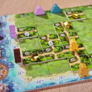 HABA Karuba - Jungle Adventure Tile Placement Family Puzzle Game - Exciting Family Games & Kids Board Games Ages 8-12 (Made in Germany)