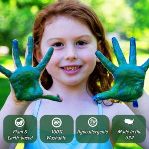 The Natural Earth Paint Kit | Non- Toxic | Made for Kids | Vegan | 6 Bright Colors | All Ages