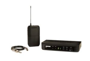 shure blx14 uhf wireless system for guitar and bass with 1/4 jack - 14-hour battery life, 300 ft range, uhf | includes 1/4" jack instrument cable & single channel receiver | h10 band (blx14-h10)