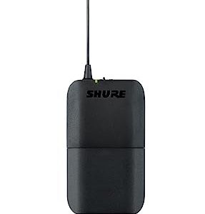 Shure BLX14 UHF Wireless System for Guitar and Bass with 1/4 Jack - 14-Hour Battery Life, 300 ft Range, UHF | Includes 1/4" Jack Instrument Cable & Single Channel Receiver | H10 Band (BLX14-H10)