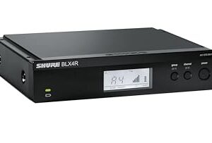 Shure BLX14R/SM35 Wireless Microphone System - 14-Hour Battery Life, 300 ft Range, UHF | SM35 Headset Mic, Single Channel Rack Mount Receiver | H9 Band (BLX14R/SM35-H9)