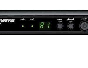 Shure BLX14/CVL Wireless Microphone System - 14-Hour Battery Life, 300 ft Range, UHF | Includes CVL Lavalier Mic, Bodypack Transmitter, Single Channel Receiver | H9 Band (BLX14/CVL-H9)