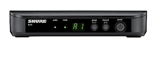 Shure BLX14/CVL Wireless Microphone System - 14-Hour Battery Life, 300 ft Range, UHF | Includes CVL Lavalier Mic, Bodypack Transmitter, Single Channel Receiver | H9 Band (BLX14/CVL-H9)