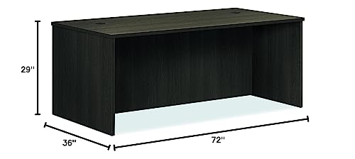 HON BL Laminate Series Office Desk Shell - Rectangular Desk Shell, 72w x 36d x 29h, Espresso (HBL2101)