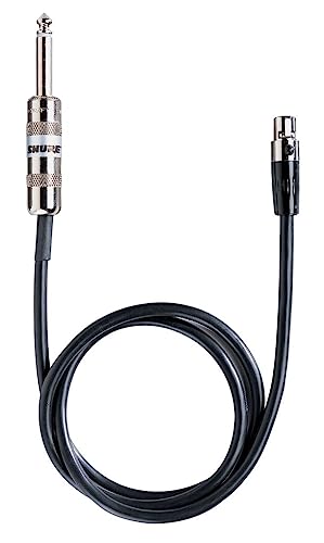 Shure BLX14 UHF Wireless System for Guitar and Bass with 1/4 Jack - 14-Hour Battery Life, 300 ft Range, UHF | Includes 1/4" Jack Instrument Cable & Single Channel Receiver | H10 Band (BLX14-H10)