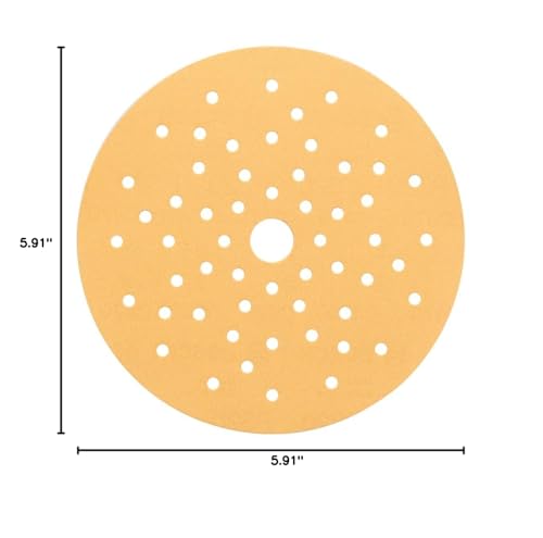 Bosch 2608621015 Pack of 50 Abrasive Discs for Sanding/Smoothing C470-150 mm, Beige, 2608621022