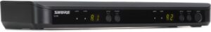 shure blx88 dual channel receiver - for use with blx wireless systems, transmitters sold separately | h10 band (blx88=-h10)