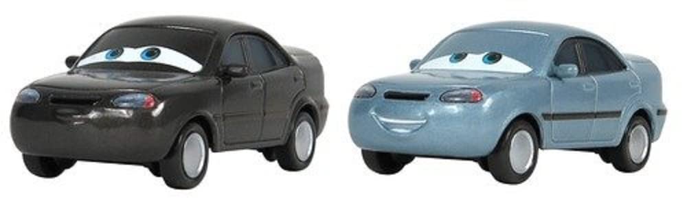 Disney Pixar Cars Diecast Character Car 2-Pack, Autobahn Society Guys #2 & #3