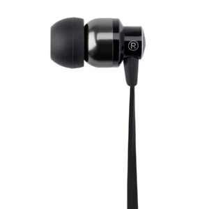 Monoprice Hi-Fi Reflective Sound Technology Earbuds Headphones - Black/Carbonite with in-Line Controller and Microphone