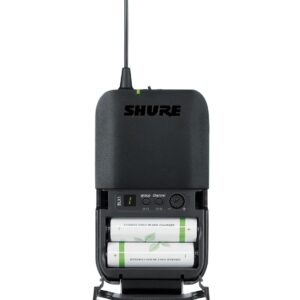 Shure BLX14R/MX53 Wireless Microphone System - 14-Hour Battery Life, 300 ft Range, UHF | MX153 Headset Mic, Single Channel Rack Mount Receiver | H9 Band (BLX14R/MX53-H9)