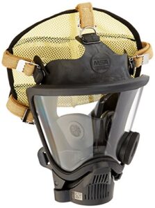 msa 10094028 ultra elite full-facepiece respirator with uid and clear command responder, medium