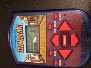 hangman electonic handheld game (1995) by milton bradley