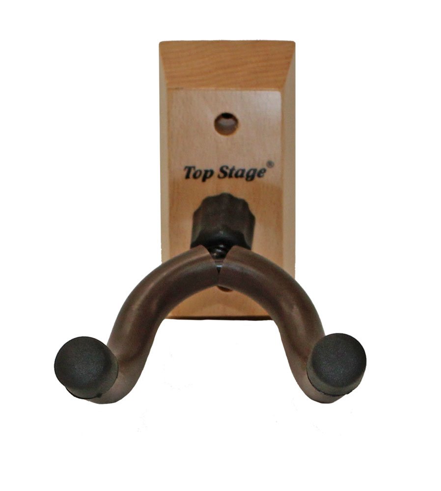 Top Stage® Hardwood Home & Studio Guitar Hanger Wall Stand, JX18-NA