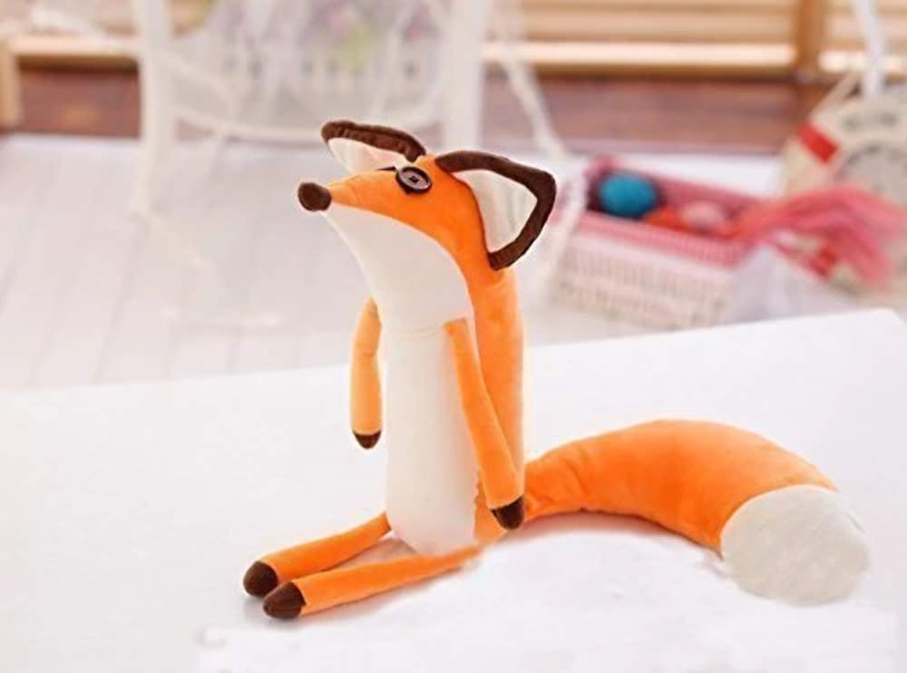 The Little Fox Le Petit Fox Plush Doll Puppet Toy, Fox Throw Pillow Orange Fox Cartoon Sleeping Stuffed Toy for Prince Christmas/Birthday/Party