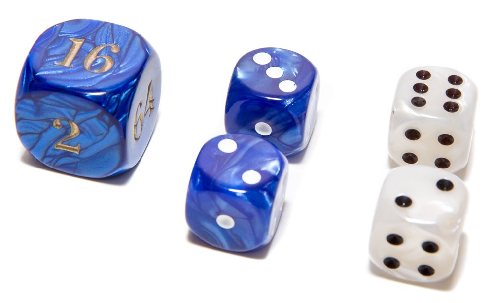 Bello Games Deluxe Marbleized Dice Sets 5/8"