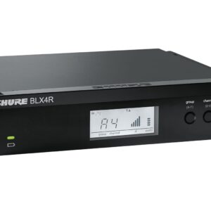 Shure BLX24R/B58 Wireless Microphone System - 14-Hour Battery Life, 300 ft Range, UHF | BETA 58A Handheld Vocal Mic, Single Channel Rack Mount Receiver | H9 Band (BLX24R/B58-H9)