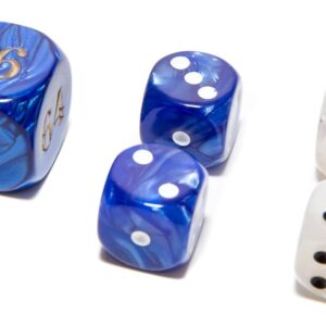 Bello Games Deluxe Marbleized Dice Sets 5/8"