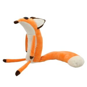 the little fox le petit fox plush doll puppet toy, fox throw pillow orange fox cartoon sleeping stuffed toy for prince christmas/birthday/party