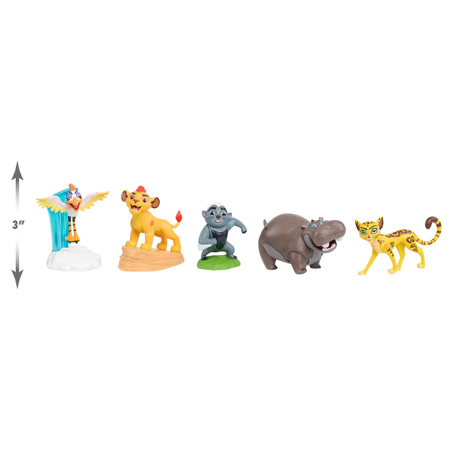 Lion Guard Figures 5 Piece Set, Officially Licensed Kids Toys for Ages 3 Up by Just Play