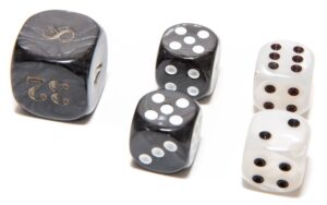 bello games deluxe marbleized dice sets 5/8"