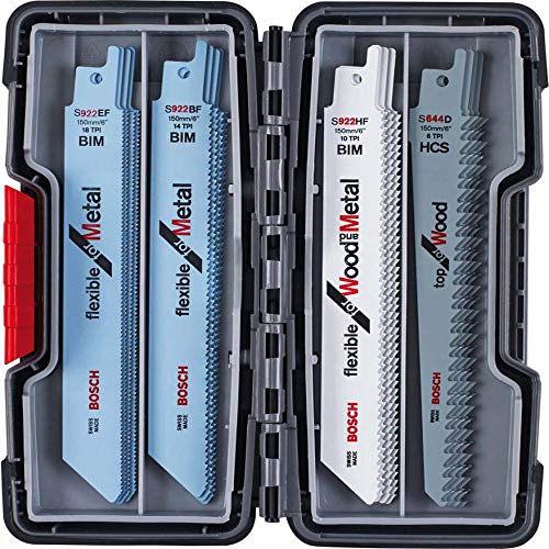 Bosch 2607010902 Saber Saw Blade-Set For Wood/Metal 20 Pcs